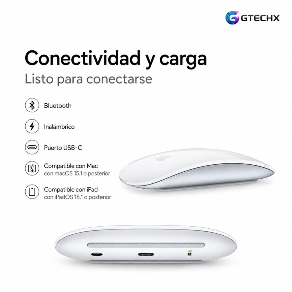 Mouse Apple Magic Mouse Superficie Multi Touch | Oechsle - Oechsle