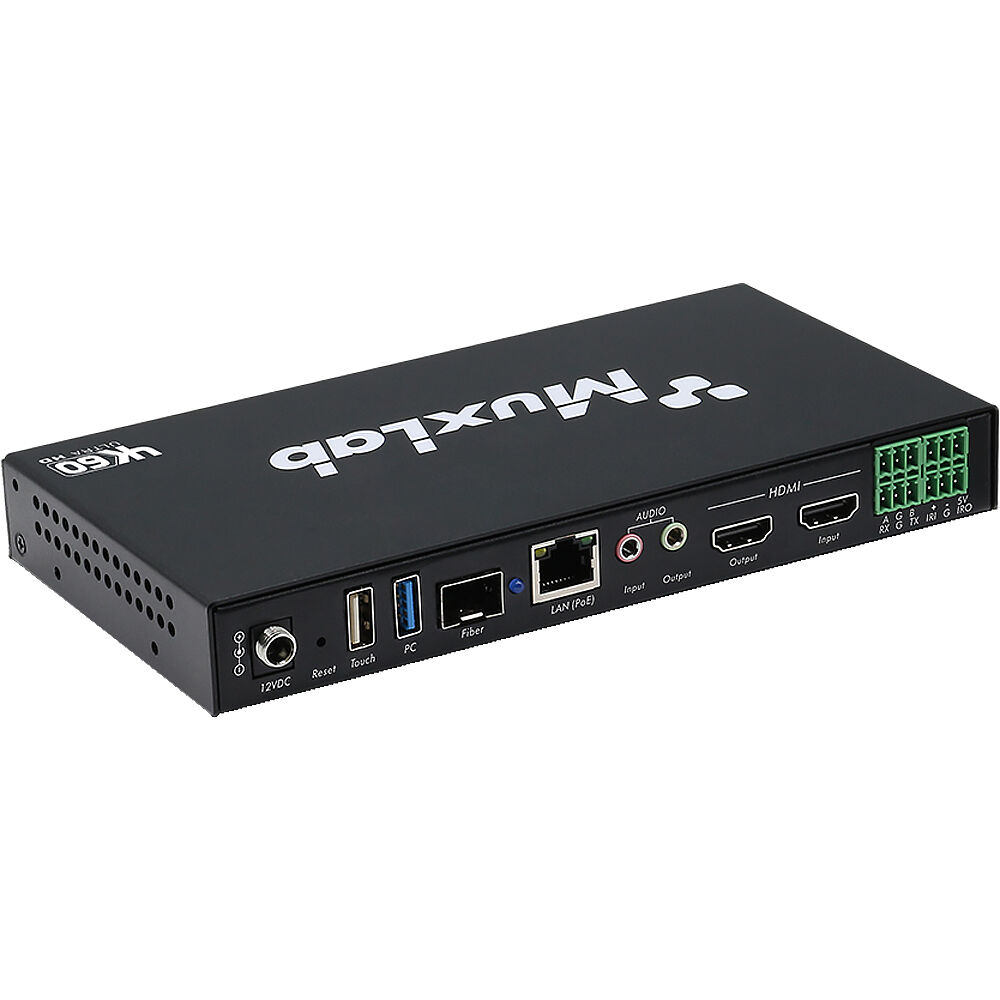 MuxLab Transceptor KVM over IP PoE 4K60 - Extensión HDMI/USB hasta 330 ...