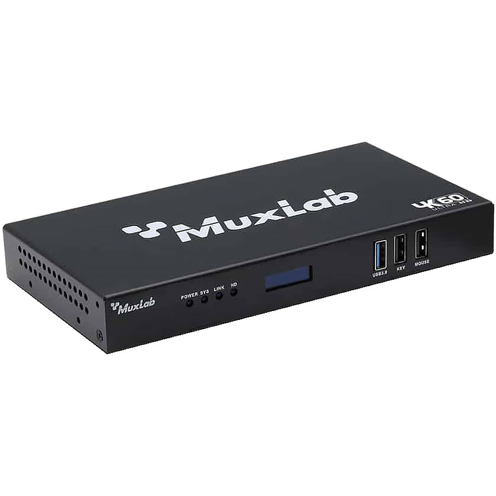 MuxLab Transceptor KVM over IP PoE 4K60 - Extensión HDMI/USB hasta 330 ...