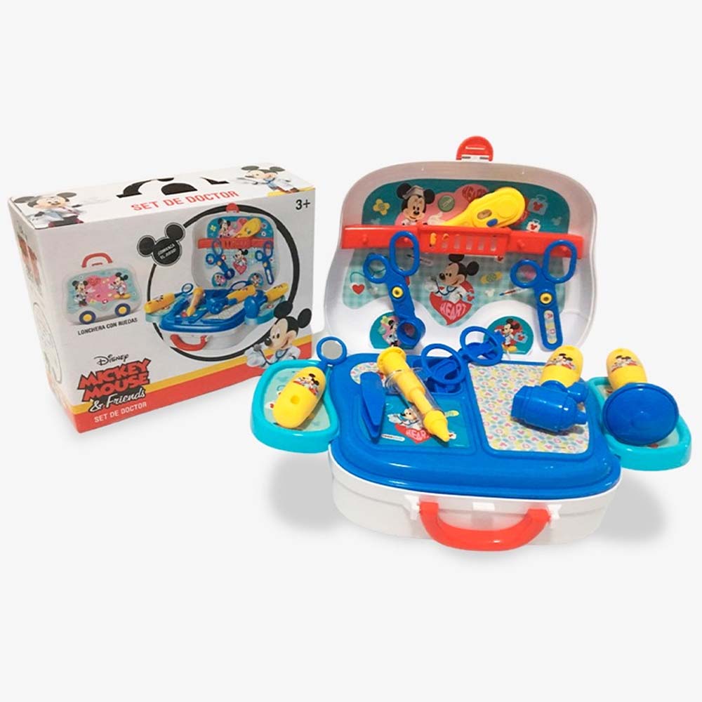 Set De Doctor Y Lonchera 2 En 1 Mickey Mouse Y Amigos - Oechsle