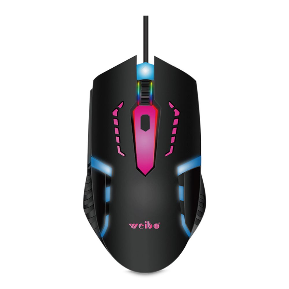 Mouse Gamer Weibo con Luces RGB - Oechsle