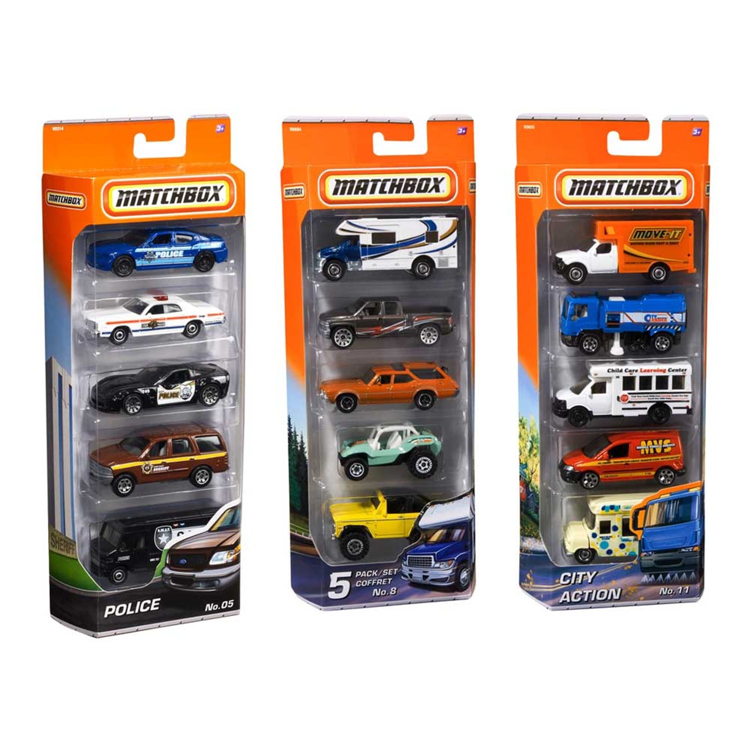 Matchbox Paquete De 5 Surtido (Modelos Aleatorios) - Oechsle