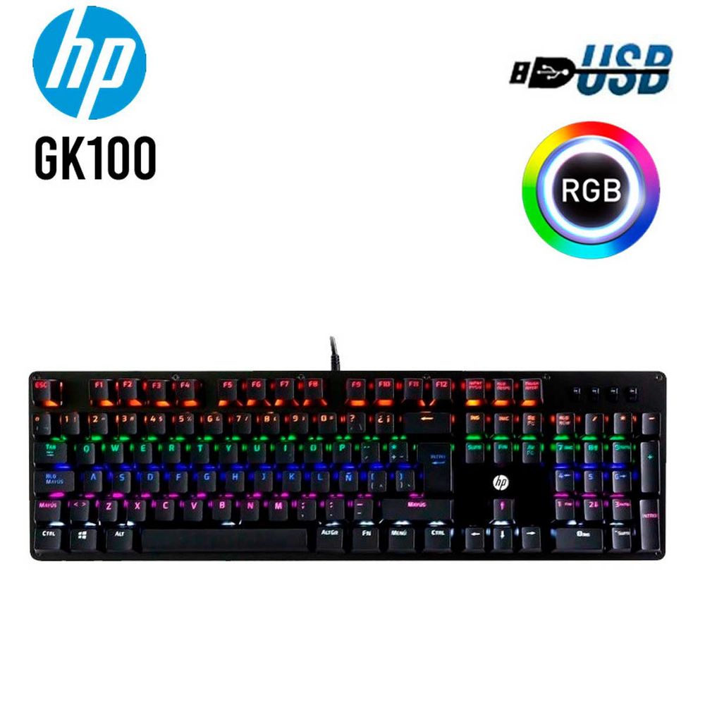 Teclado Hp Mechanical Keyboard Gk100 | Oechsle - Oechsle