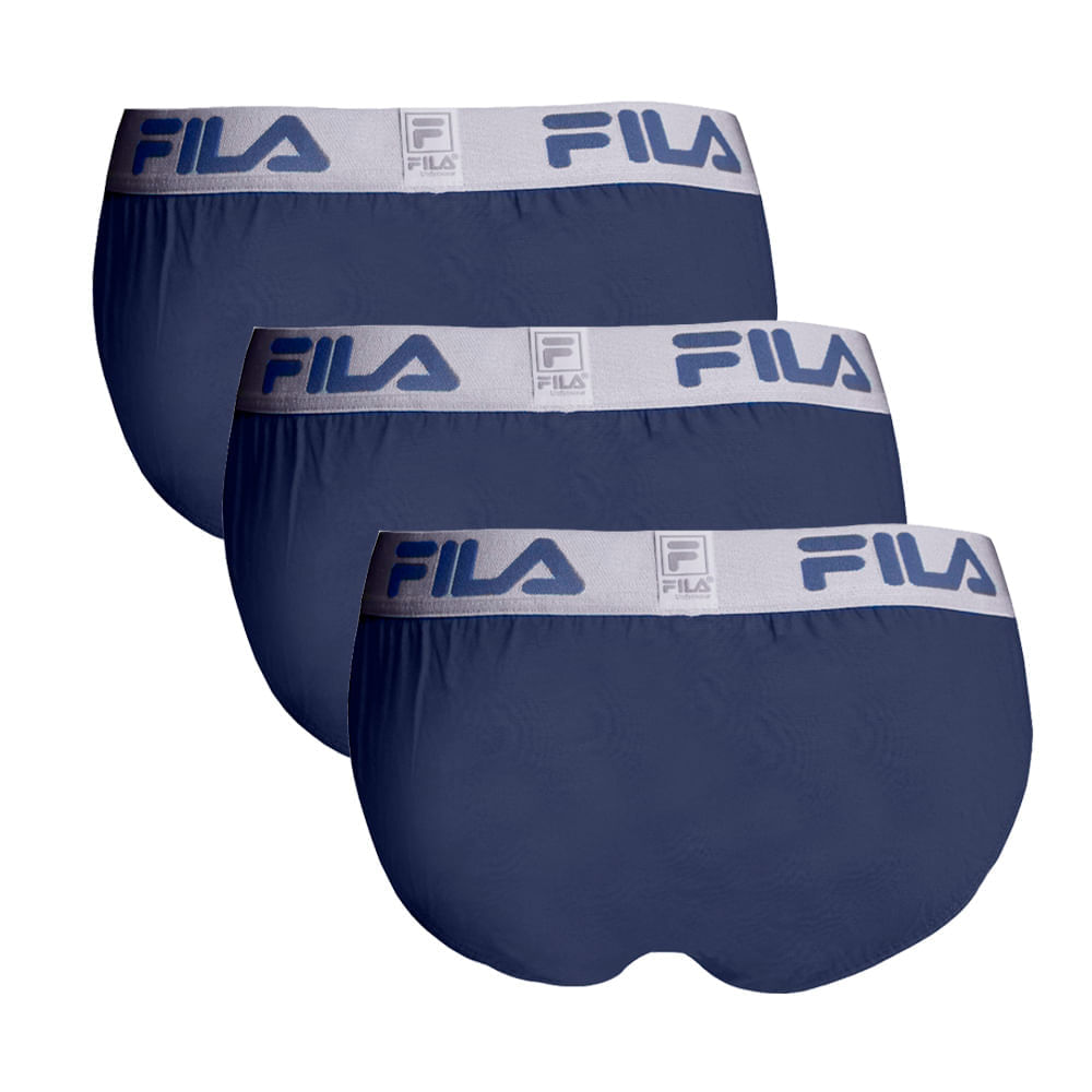 Pack x3 Trusa Fila Hombre Azul Marino | Oechsle - Oechsle