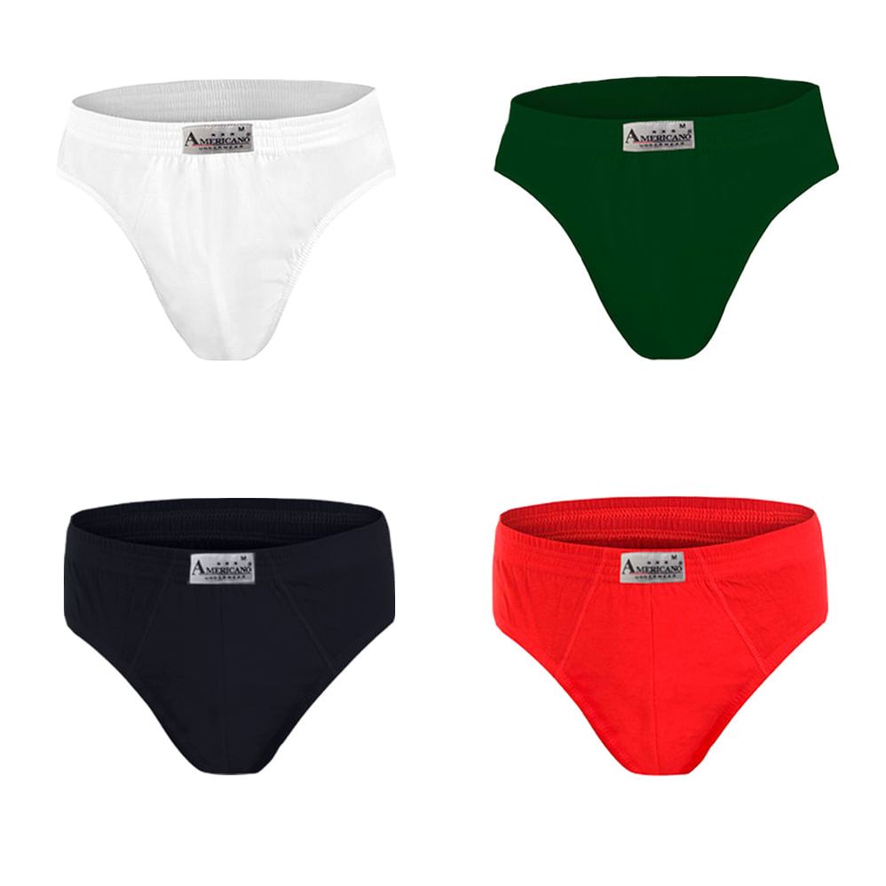 Pack x4 Trusa Clásica Americano Multicolor Talla XL | Oechsle - Oechsle