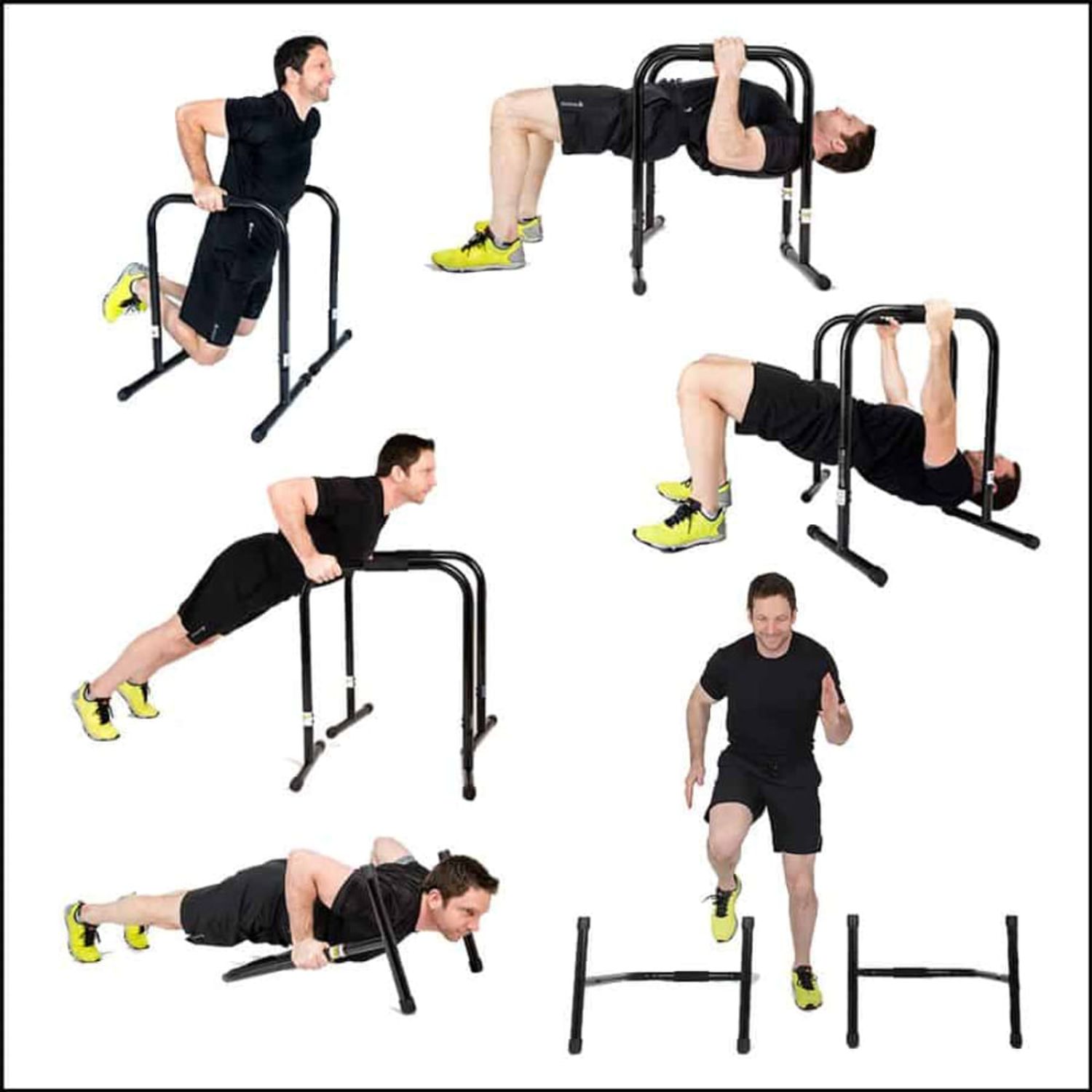 Barras Paralelas Importada Original Ejercicio Fitness Gym | Oechsle ...