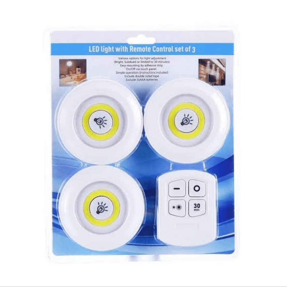 Luces Led Control Remoto Set de 3 | Oechsle - Oechsle