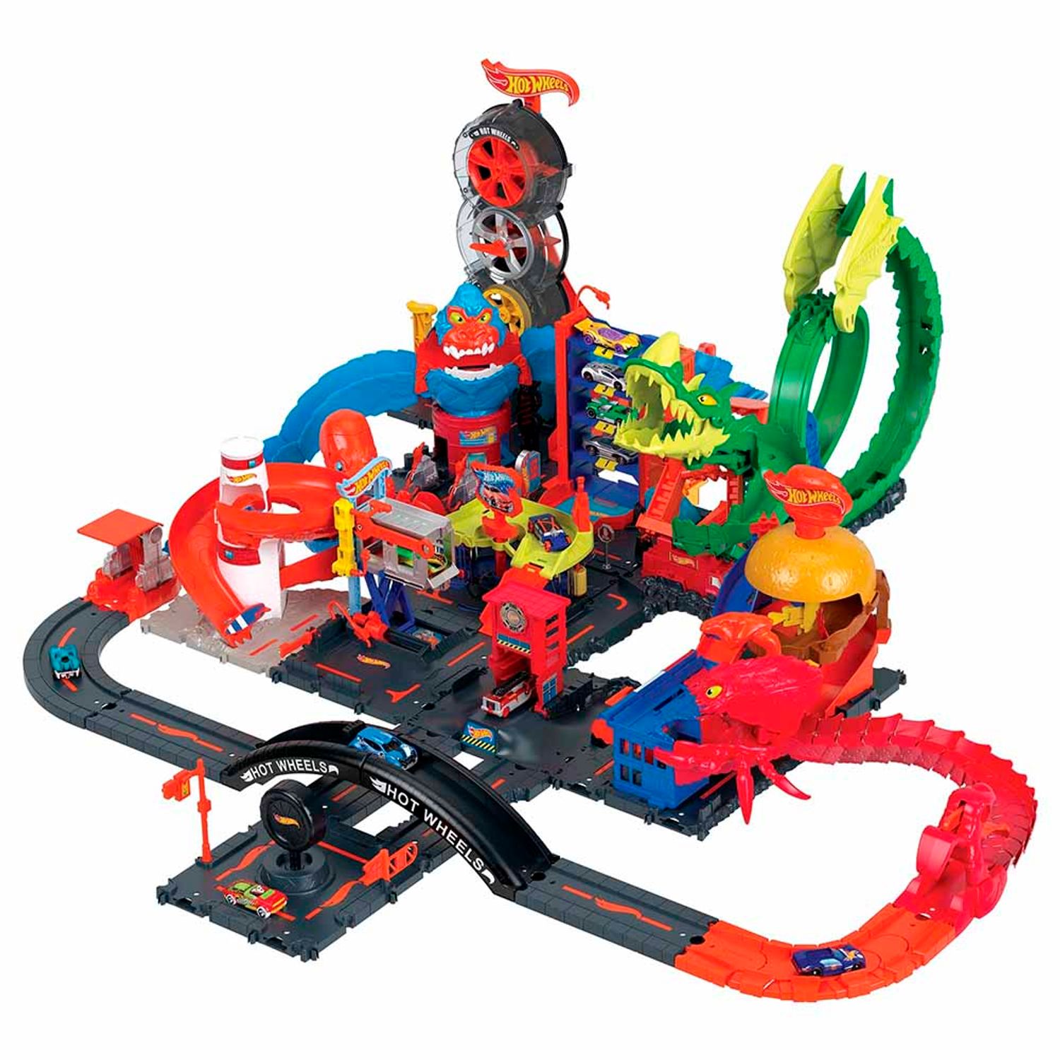 Pista HOT WHEELS Autolavado de La Ciudad HDR27 - Oechsle