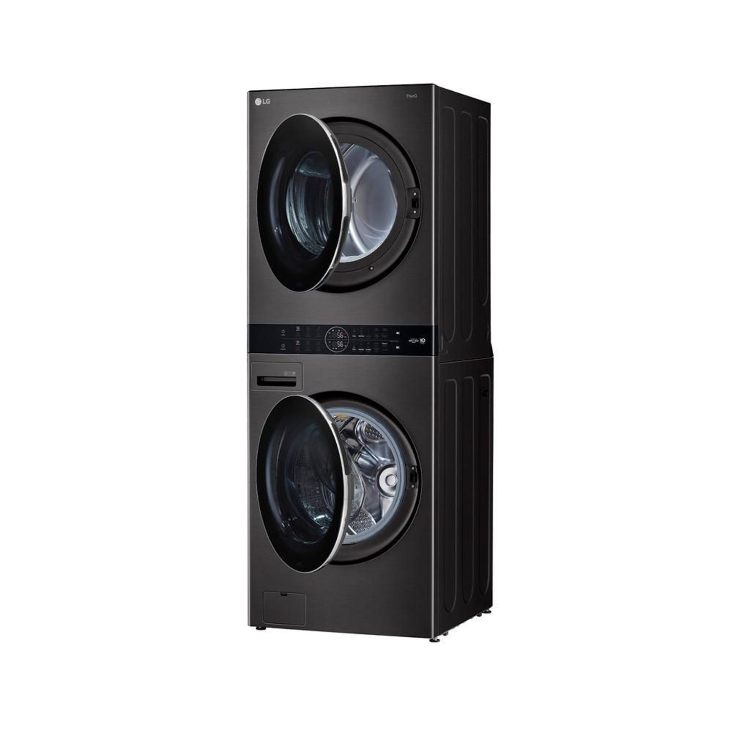 Centro de Lavado LG WashTower Carga Frontal WK22BS6 22/16 Kg Negro ...