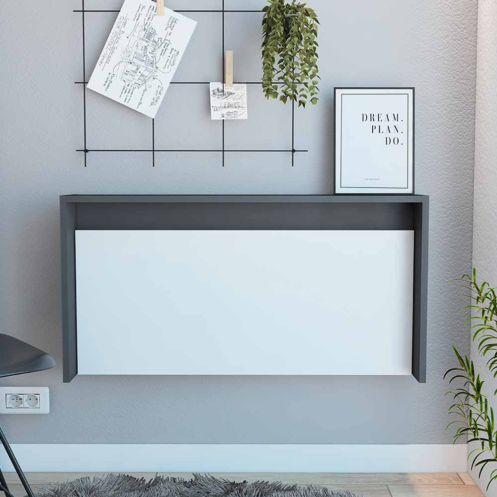 Escritorio The Wall Plomo/Blanco - Oechsle