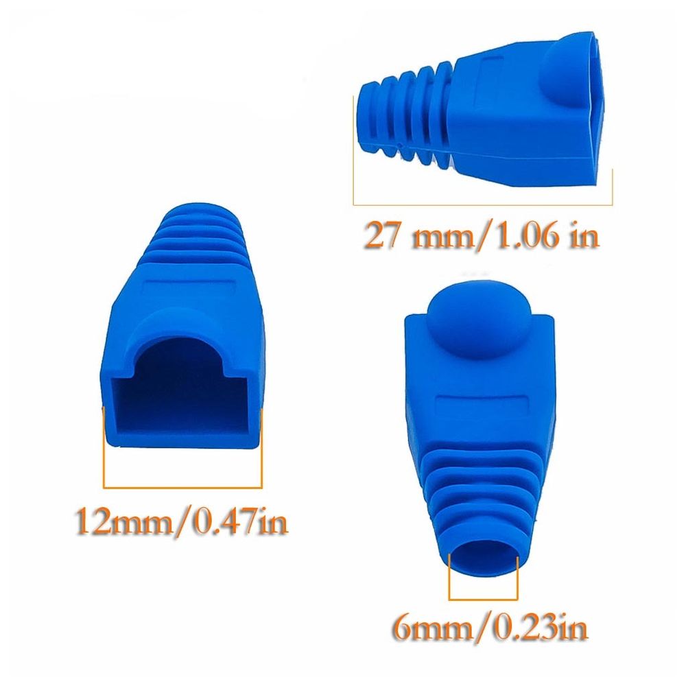 Capuchon RJ45 Manga Protectora Plug RJ45 Capucha RJ45 X 100 Unidades ...
