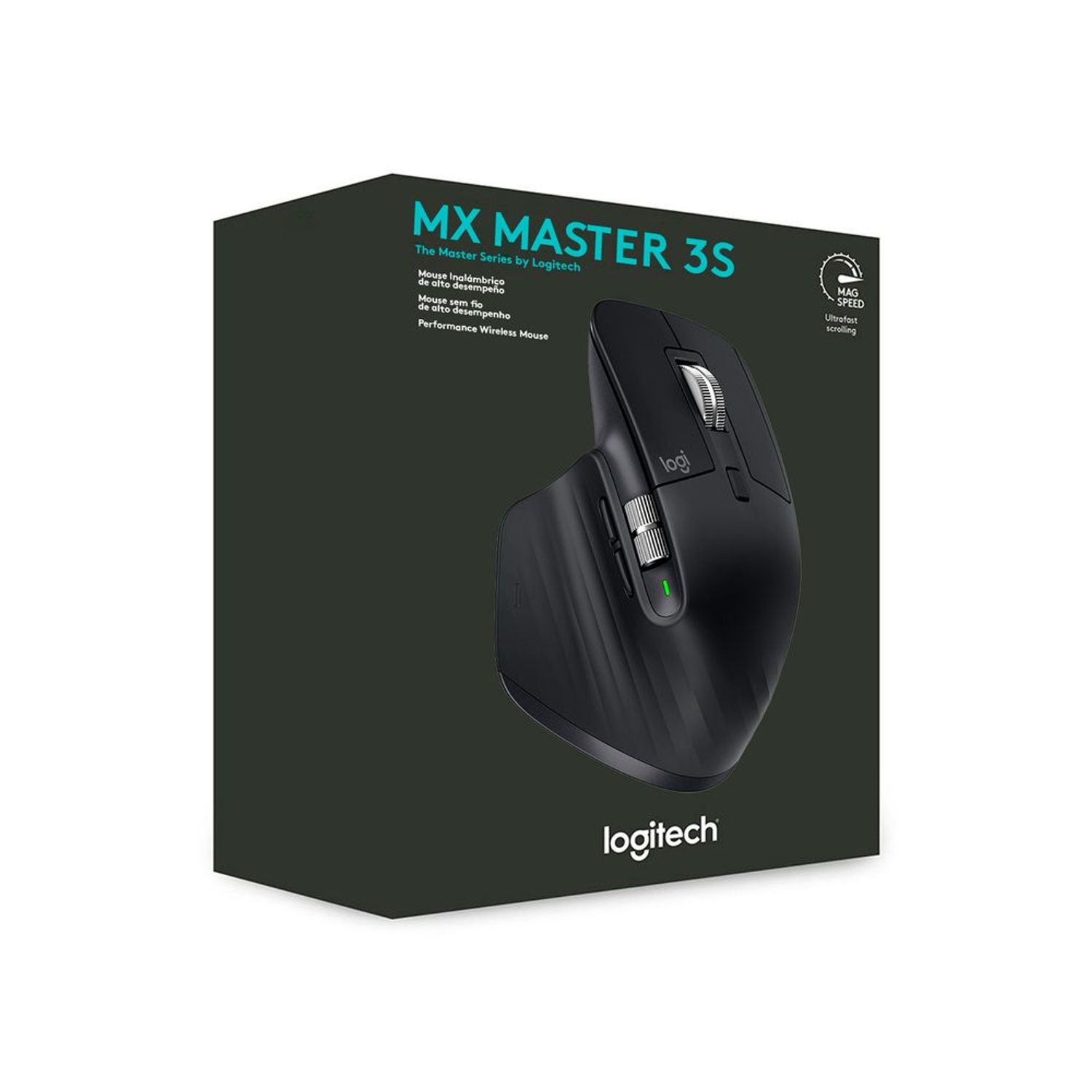 Mouse Logitech Mx Master 3S Wireless 8K Usb C Graphite Black | Oechsle ...